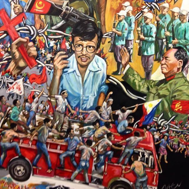 FOCUS ON JOSE MARIA SISON MURAL